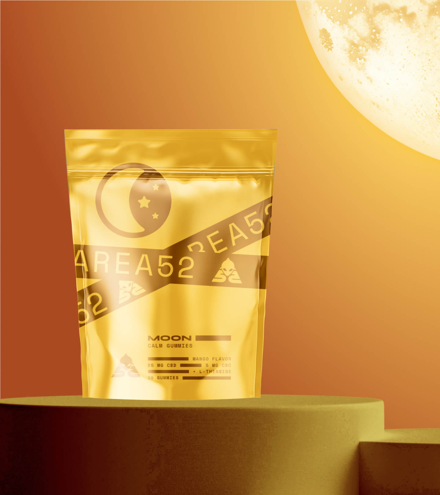 Moon Calm Gummies (CBD + CBC) - Area 52