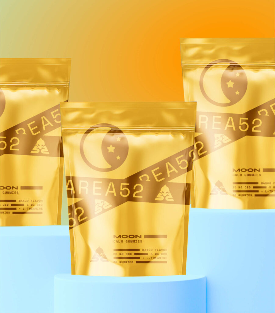 Moon Calm Gummies (CBD + CBC) - Area 52