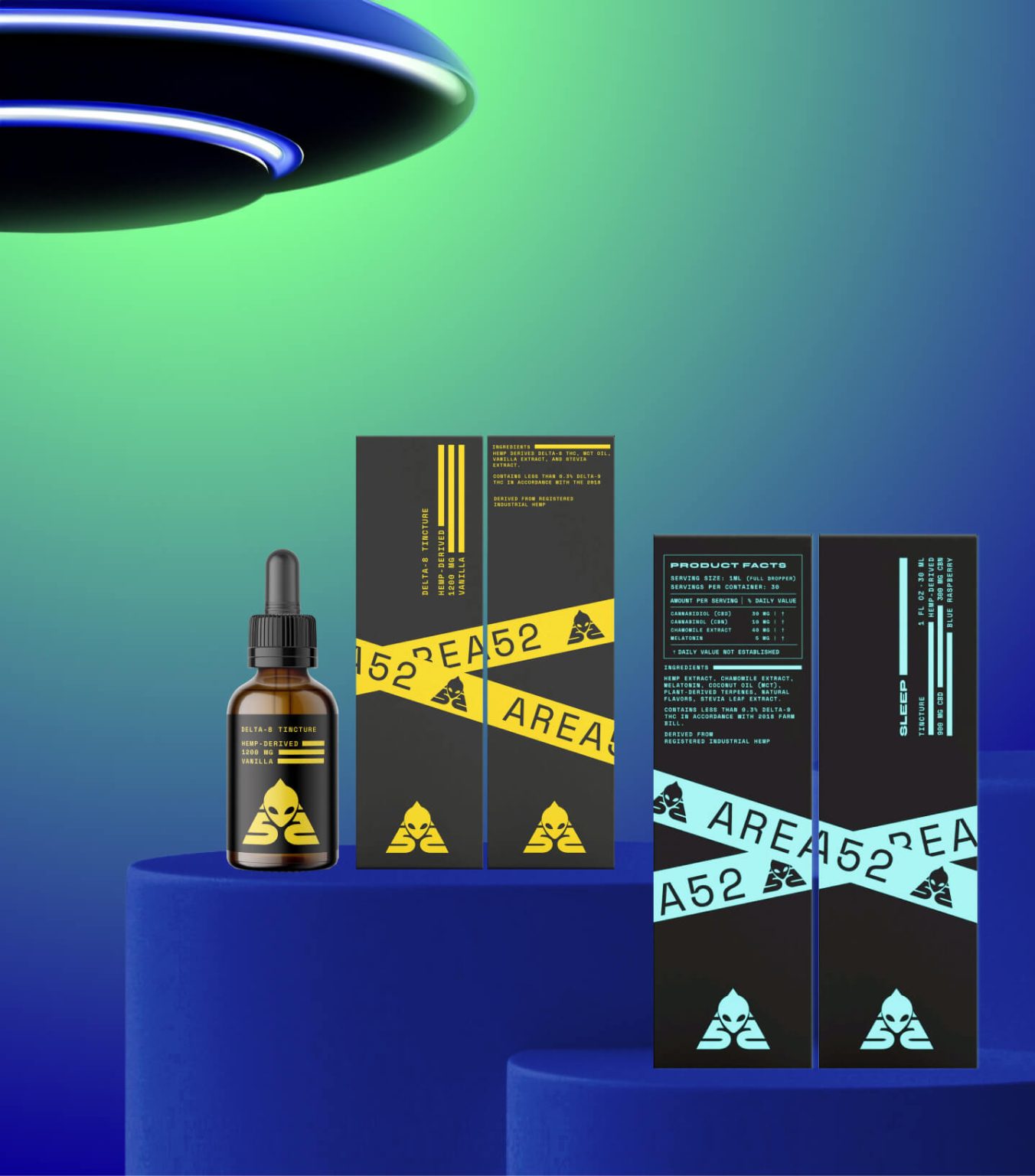 Delta-8 THC Tincture: Premium Δ8 Tincture For Sale — Area 52